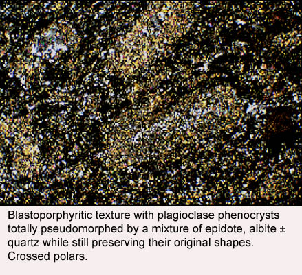 porphyritic texture thin section